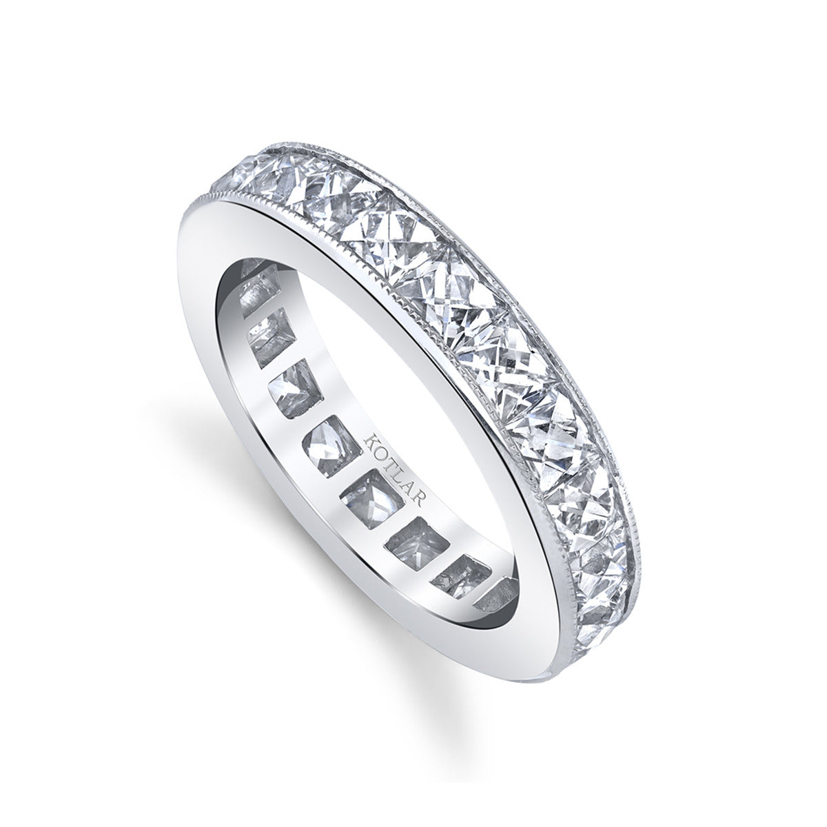 Square French-cut Eternity Band | Shreve & Co. | Shreve & Co. Jewelers