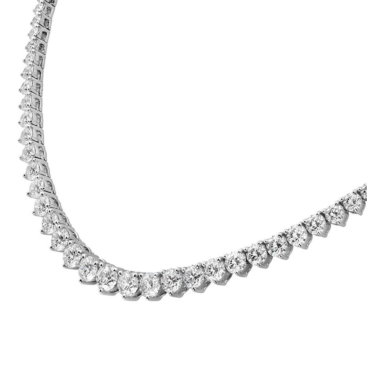 HOF Signature Graduated Line Necklace | Shreve & Co. | Shreve & Co ...
